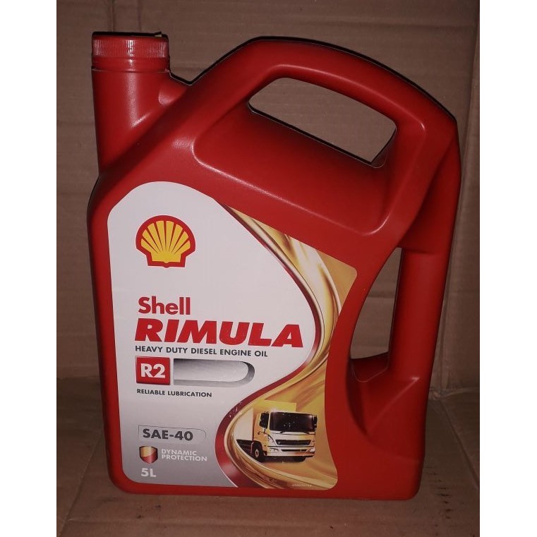 Jual Oli Shell Rimula D Sae 40 Rim R2 40 Merah 5 Liter -10248 Garansi ...