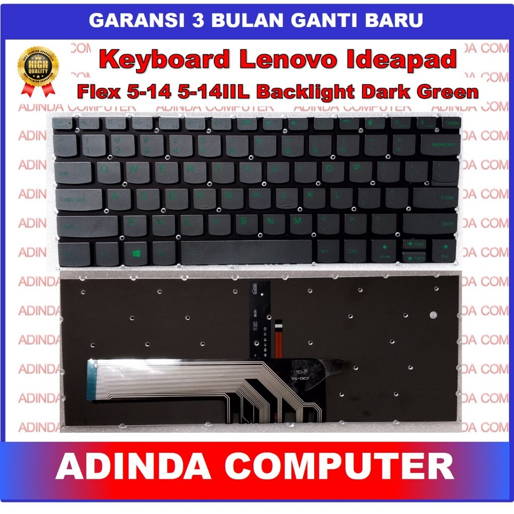 Jual Keyboard Lenovo Ideapad Flex 5-14IIL 5-14ALC05 5-14ARE 5-14ARE05 5 ...