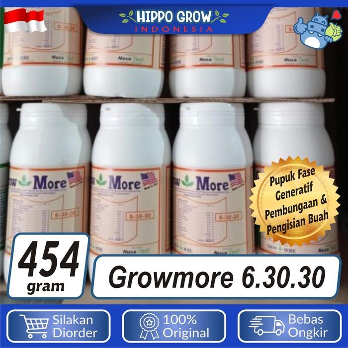 Jual Pupuk Growmore 6 30 30 NPK Grow More Buah Kemasan Botol Pabrik ...