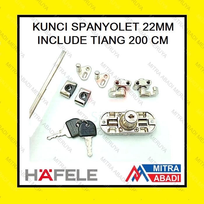 Jual Kunci Spanyolet Espanyolet HAFELE SYMO 3000 Espagnolet Pintu ...