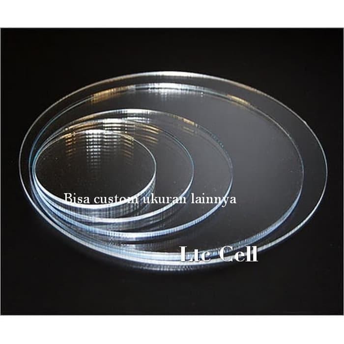 Jual Acrylic 3Mm Diameter 50Cm Laser Cutting Lingkaran Akrilik Bulat Bening | Shopee Indonesia