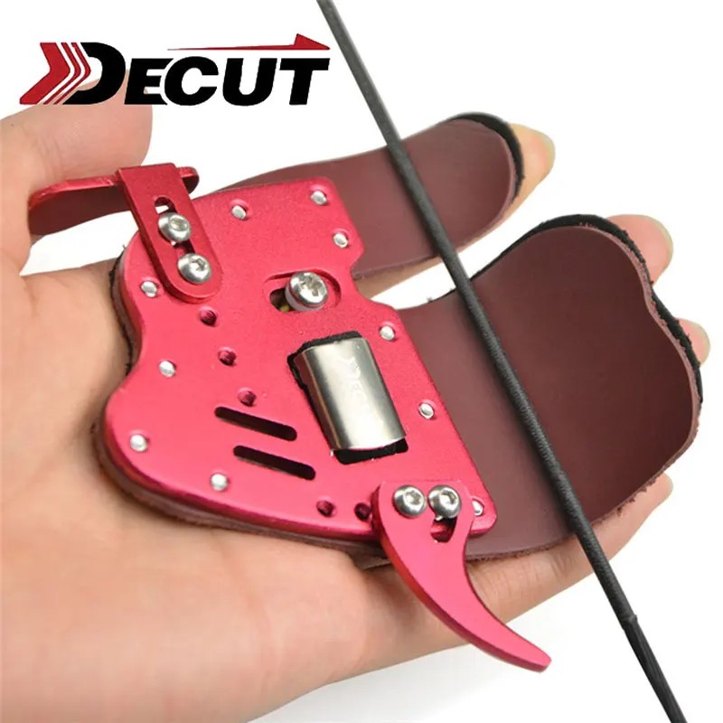 Jual 1Pc Archery Finger Guard Protector Finger Tab Decut Left/Right ...