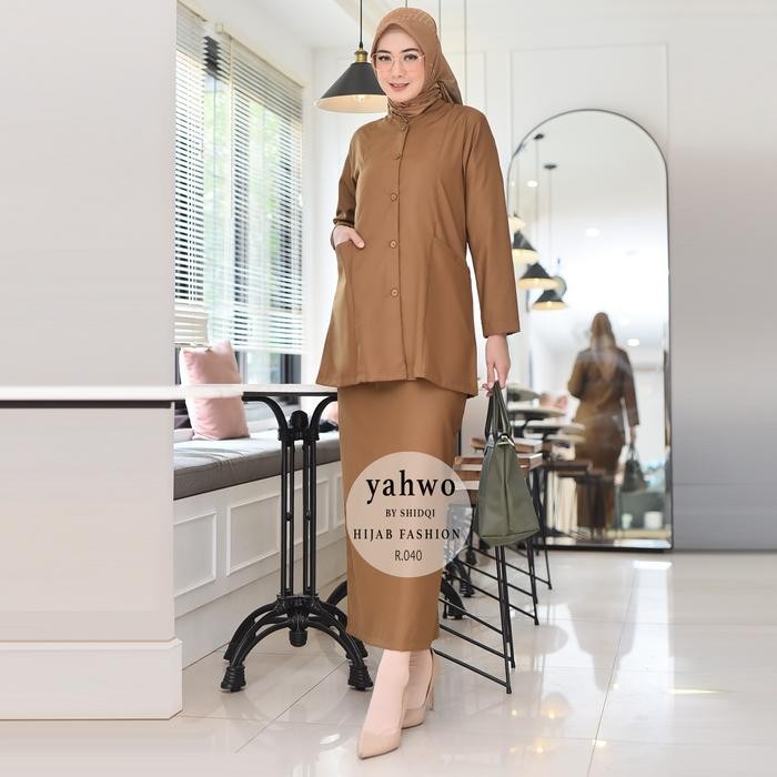 Jual Yahwo Hijab fashion-Setelan Rok Span Pns Pdh Pemda/Seragam Dinas ...