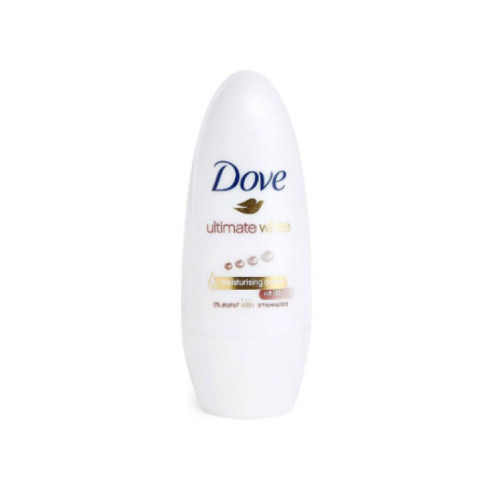Jual Dove Deodorant Roll On Ultimate White 40 ml | Shopee Indonesia