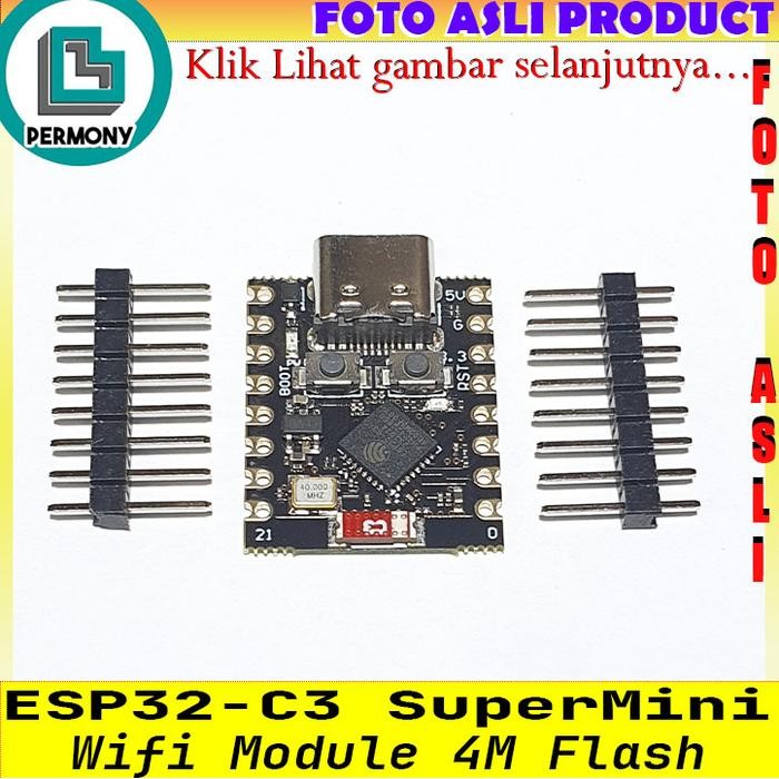 Jual ESP32-C3 SUPER MINI WIFI BLUETOOTH BLE 5.0 ESP32 SUPERMINI BOARD MODULE TYPE C | Shopee ...