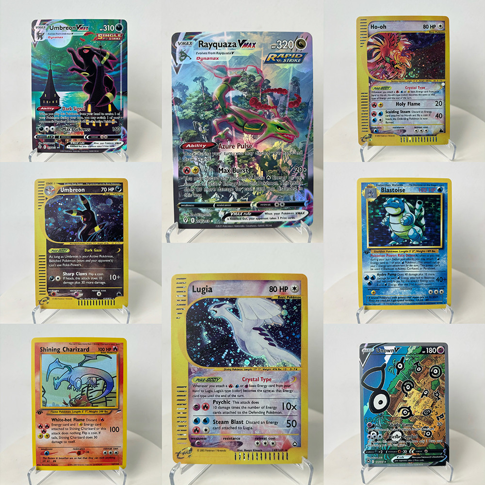 Jual Custom Pokemon Pkm Proxy Cards K High Quality Table Game Cards ...