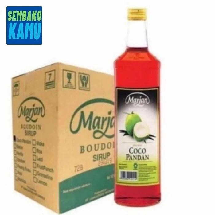 Jual Sirup Marjan Cocopandan - 1 Dus isi 12 Botol | Shopee Indonesia