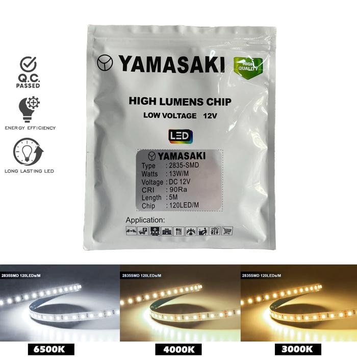 Jual Lampu Led Strip 2835 Yamasaki High Quality 120 LED Full MATA Chip ...