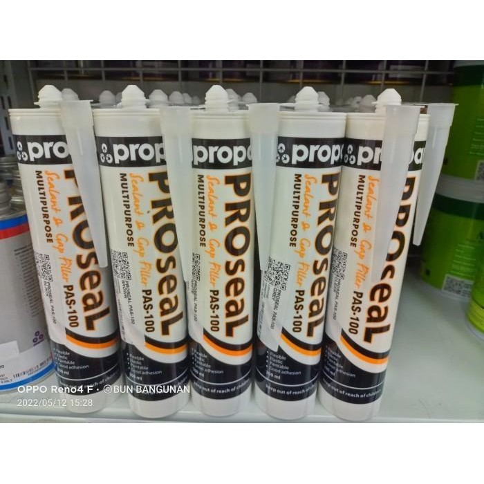 Jual PROSEAL SEALANT PAS-100/ SILIKON SERBAGUNA 300ML | Shopee Indonesia