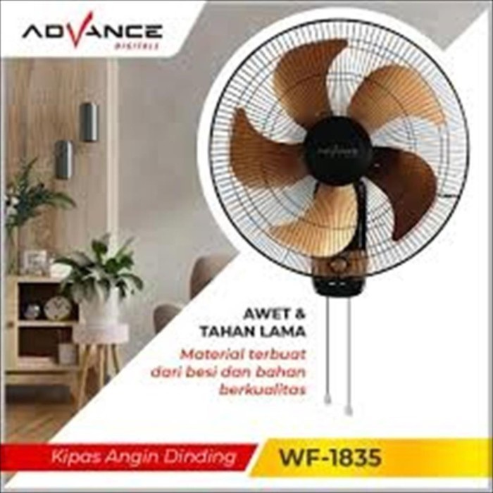 Jual [FREE MICROFIBER] KIPAS ANGIN ADVANCE WF 1835 WF1835 WALL FAN 18 ...