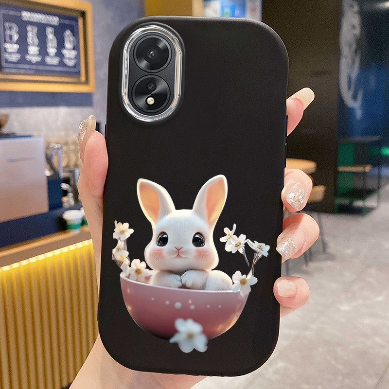 Jual Casing Hp Untuk OPPO A18 A38 A2x Case Casing Kelinci imut pola ...