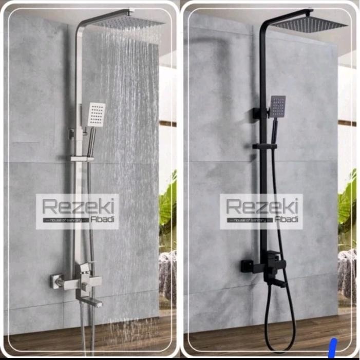 Jual Shower Column Set Sus304 Shower Mandi Kran Panas Dingin Kran Mixer ...