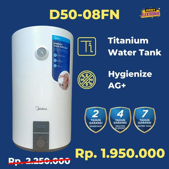 Jual Water Heater 50 Liter Midea D50 - Fn D50-Fn | Shopee Indonesia