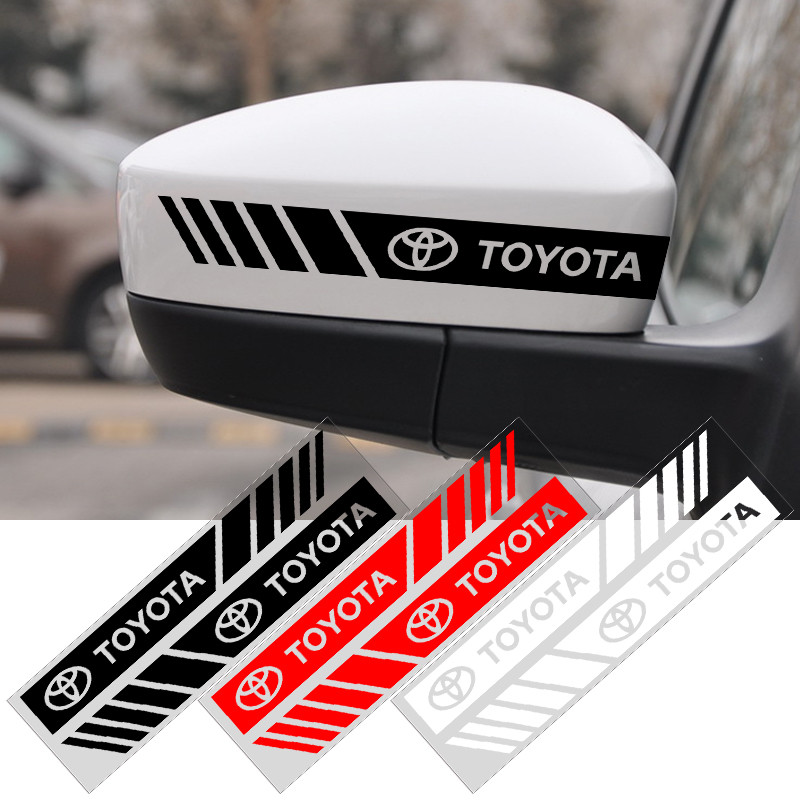 Jual IMPORT Car Rearview Mirror Sticker Auto Side Body Stripe Decal ...