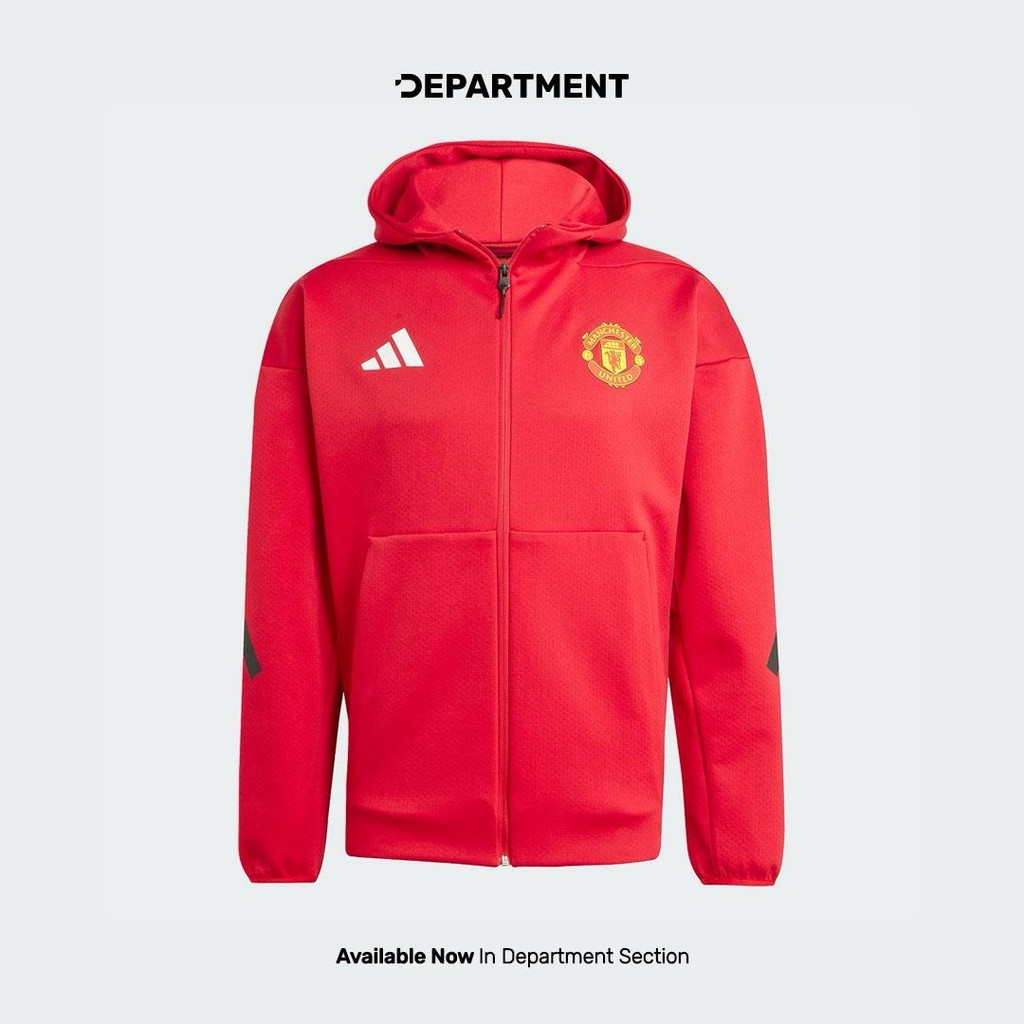 Jual ADIDAS Jaket Bola Pria MANCHESTER UNITED FC ANTHEM JN2901 ORIGINAL ...