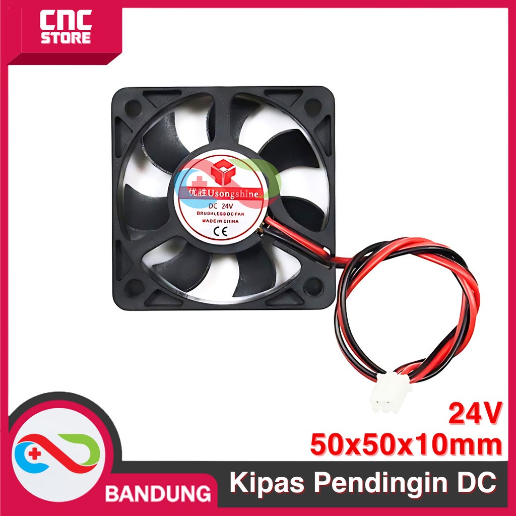 Jual Kipas Pendingin DC Fan 5010 5V 12V 24V 50x50x10 Brushless Mini - 24Volt | Shopee Indonesia