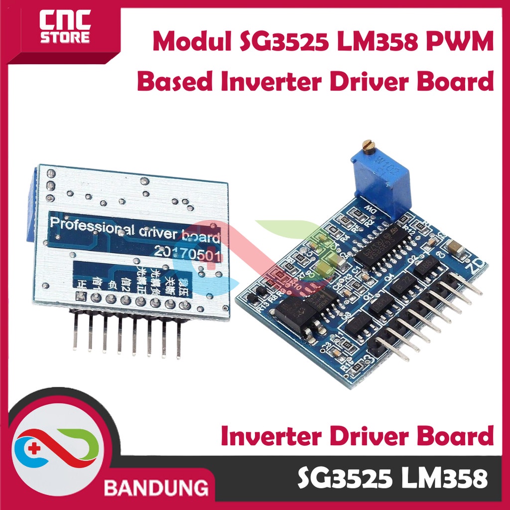 Jual Modul SG3525 LM358 PWM Based Inverter Driver Board | Shopee Indonesia