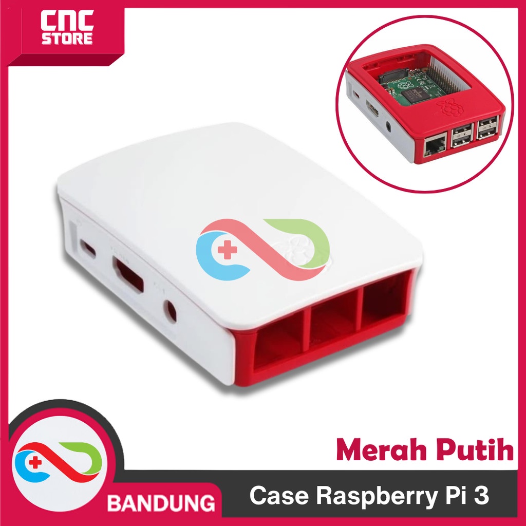 Jual CASE ENCLOSURE RASPBERRY Pi 3 MODEL B CASING OFFICIAL ELEMENT14 | Shopee Indonesia