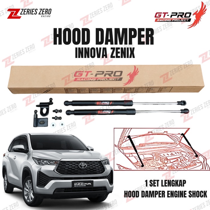 Jual Engine Hood Damper Gt Pro Shock Hidrolik Kap Mesin Otomatis Innova ...