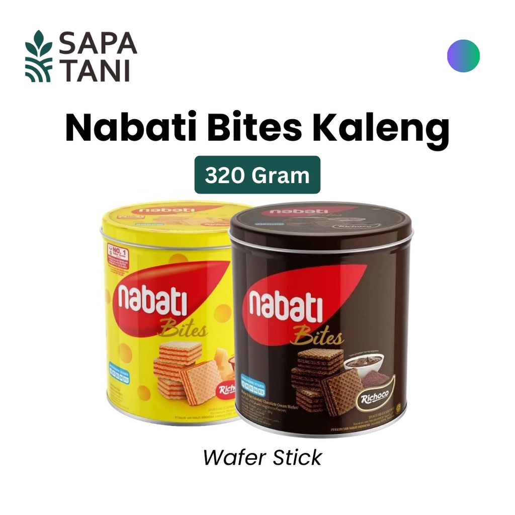 Jual Nabati Bites Kaleng 320 gram Sapatani Cemilan Enak Favorit ...