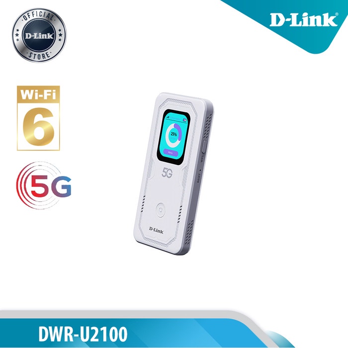 Jual D-Link DWR-U2100 WIFI 6 AX Touch Screen 5G NR MIFI | Shopee Indonesia
