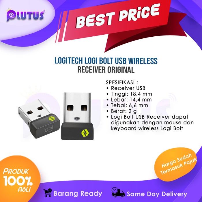 Jual Logitech Logi Bolt Usb Wireless Receiver Original Shopee Indonesia