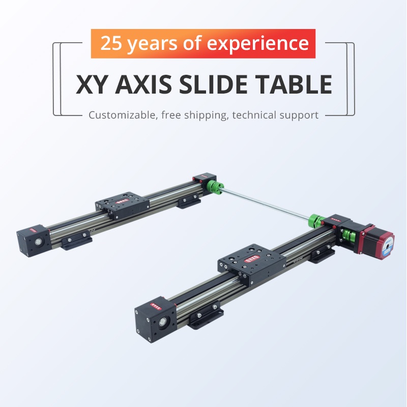 Jual DIG Linear guide synchronous belt line XY linear slide gantry precision CNC machine hand ...