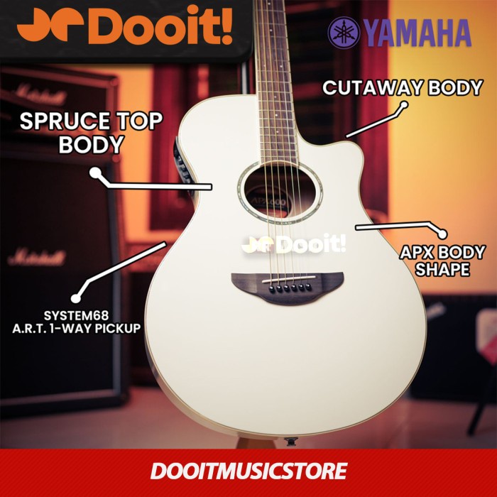 Jual Gitar Akustik Elektrik Yamaha APX600 APX 600 Original | Shopee Indonesia