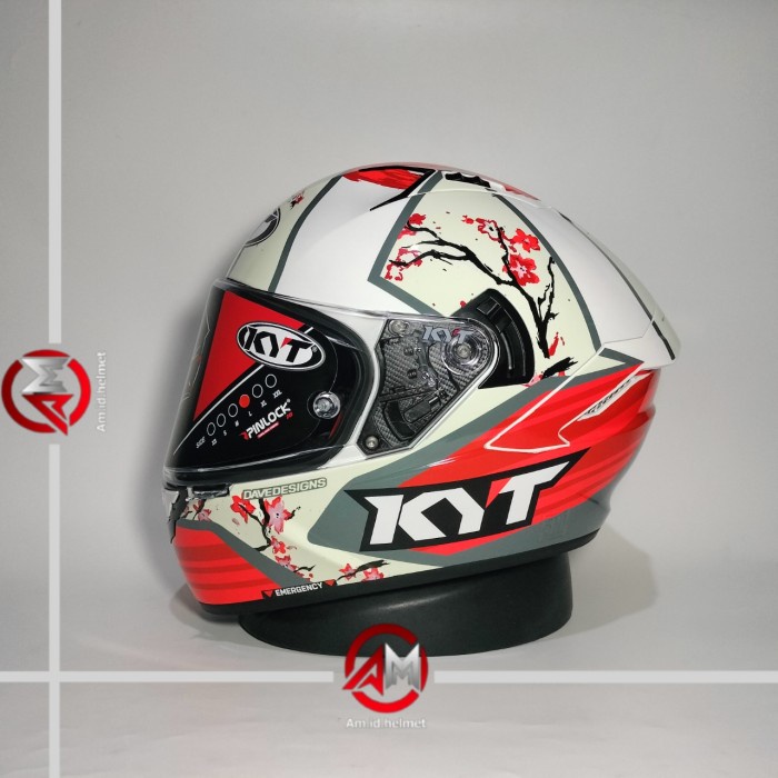 Jual Helm Kyt Nfr Xavi Sakura Full Face | Shopee Indonesia