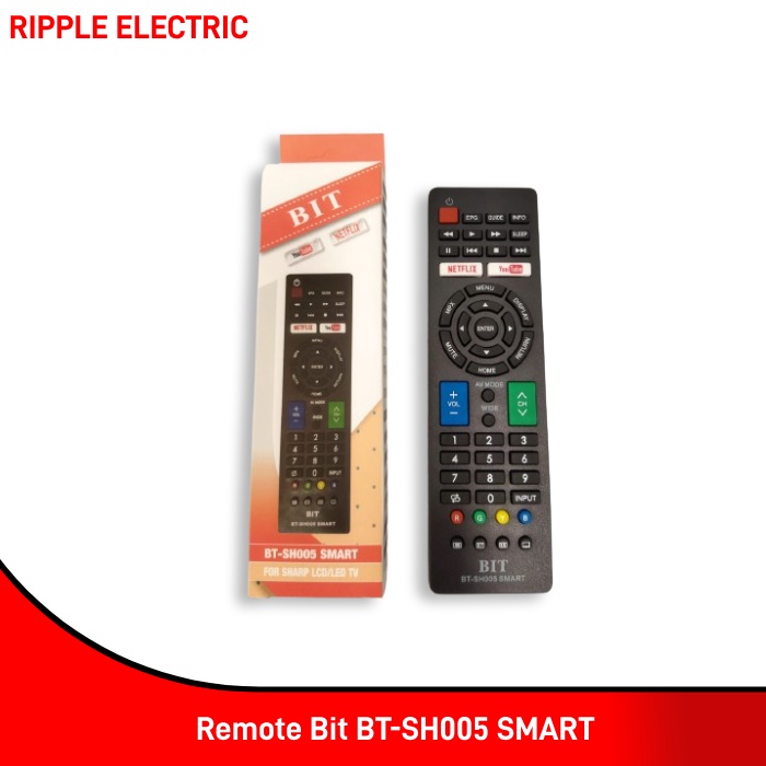 Jual Remote Bit BT-SH005 SMART untuk Sharp LED/LCD TV | Shopee Indonesia