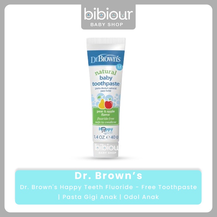 Jual Dr Brown's Natural baby Toothpaste | Shopee Indonesia
