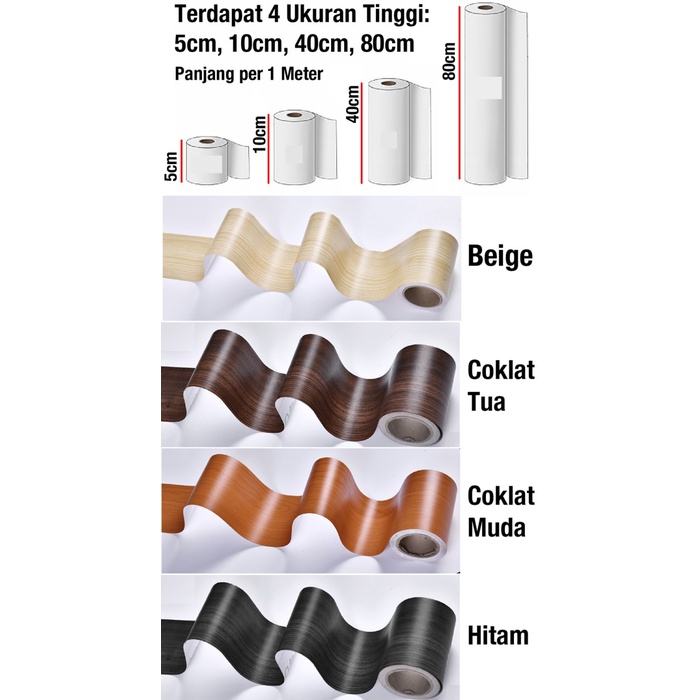 Jual PLATO Lis Wallpaper Kayu Dinding Tempel Border Lis Stiker Tembok ...