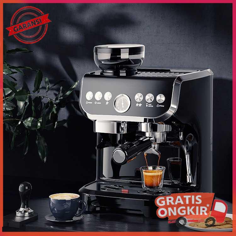 Jual Mesin Kopi Espresso Coffee Maker Frothing Grinding 20 Bar 1560W - SK-6866 | Shopee Indonesia