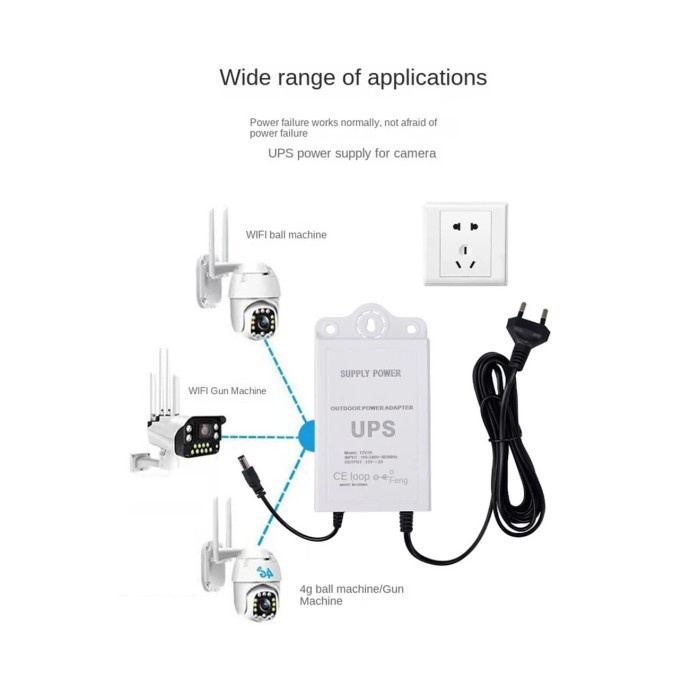 Jual MINI UPS 12V MINI UPS 12V 2A UNINTERRUPTIBLE CONTINUOUS POWER ...