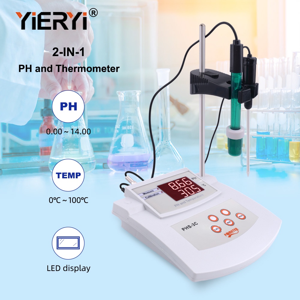 Jual BEYE PHS-3C Desktop PH Meter Laboratory Aquarium Swimming Pool ...