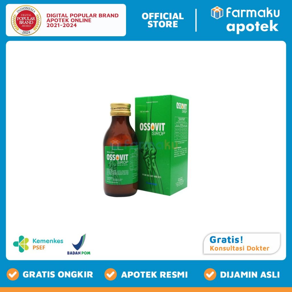 Jual Ossovit Syrup 100 ml - BHL | Shopee Indonesia