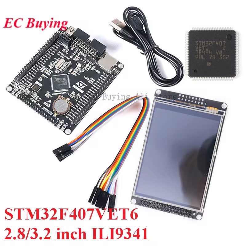 Jual MEPI STM32F407VET6 Development Board Chip Cortex-M4 STM32 Chip ...