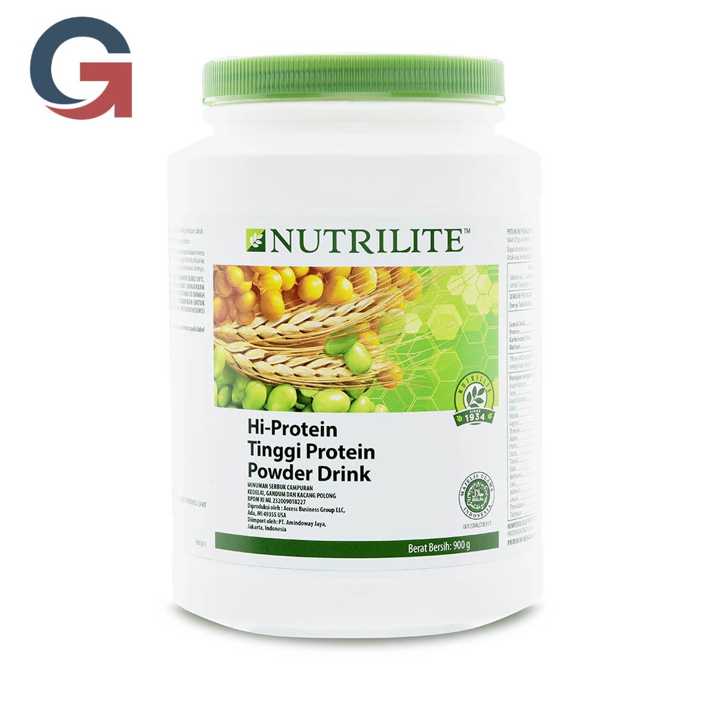 Jual Amway Nutrilite Hi-Protein All Plant Family Size 900g Authentic ...