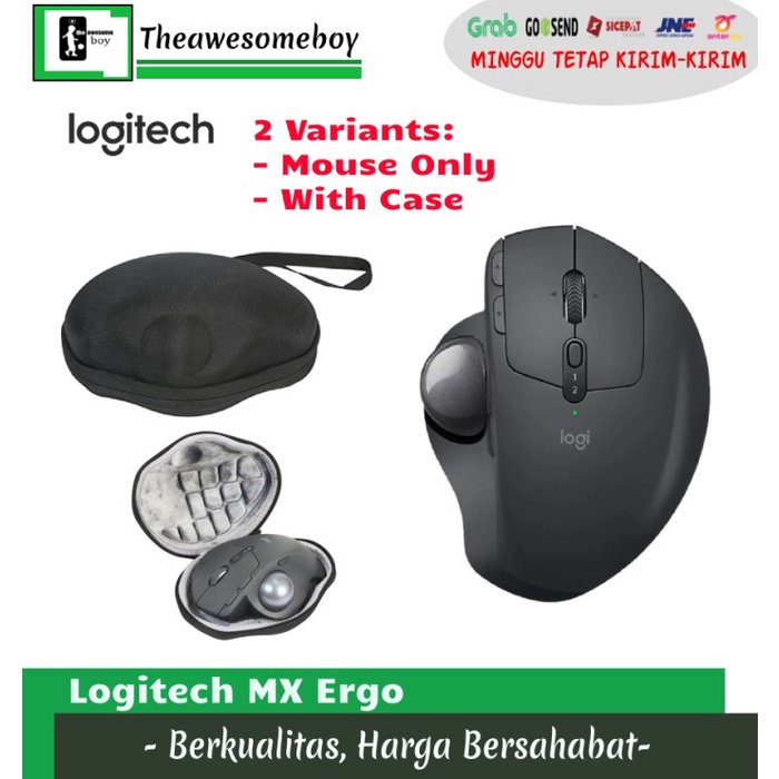 Jual Logitech MX Ergo Mouse Wireless Bluetooth Trackball Mouse | Shopee ...