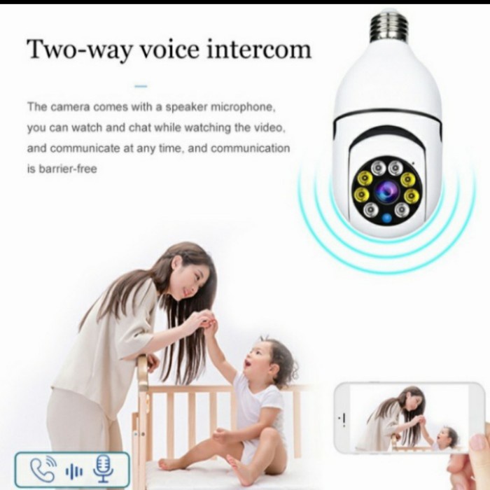 Jual Kamera Ptz Mini Lampu Wireless Cctv Lampu Auto Tracking 8Mp ...