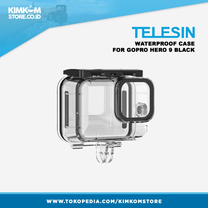 Jual Telesin Waterproof Case For Gopro Hero 9 - Hero9 Casing Underwater | Shopee Indonesia