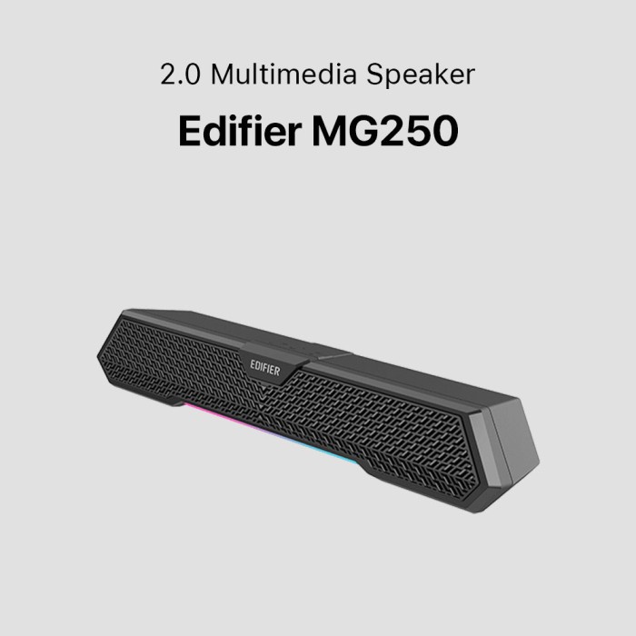 Jual Edifier MG250 MG 250 Multimedia Speaker Soundbar Mini with RGB ...