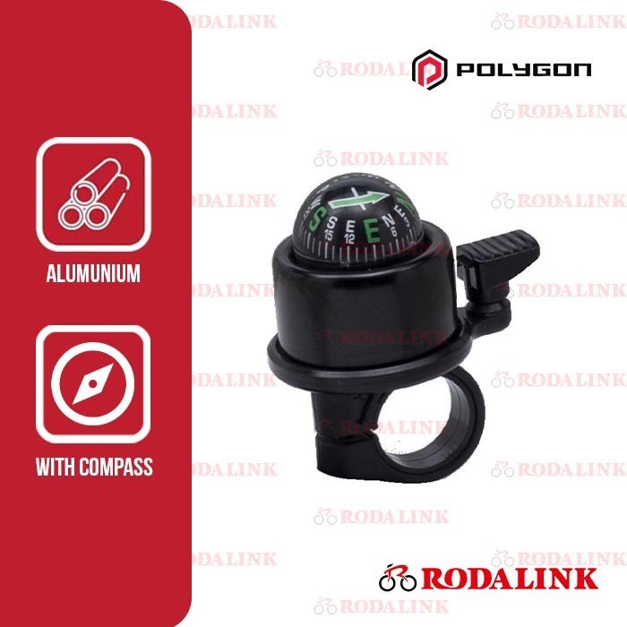 Jual Polygon Bel Sepeda Dengan Compass | Bell Klakson Sepeda | Shopee ...