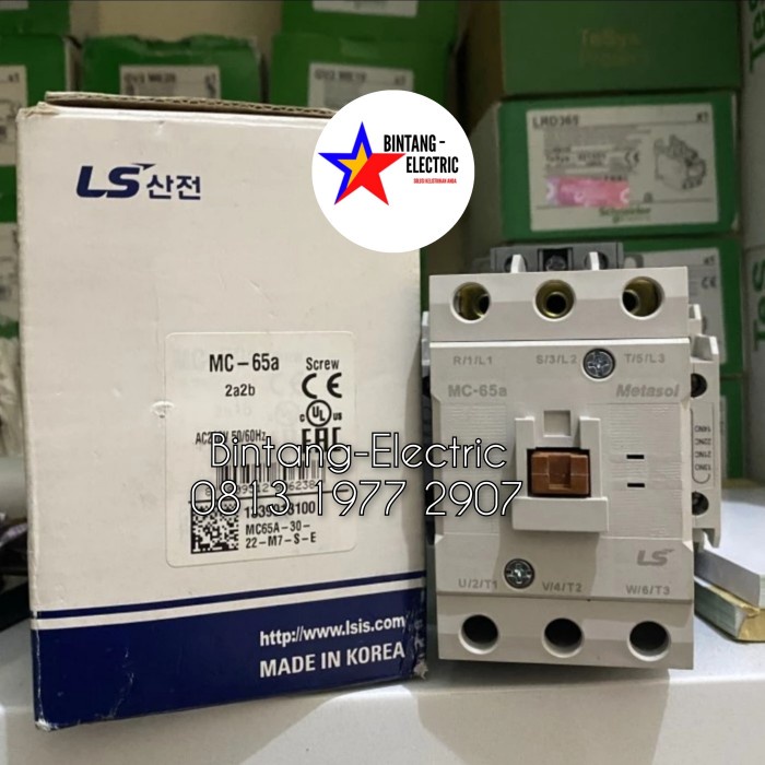 Jual Mantab Kontaktor / Contactor Metasol Mc-65A 3P 65Af 220V Ac Ls Electric Korea | Shopee ...