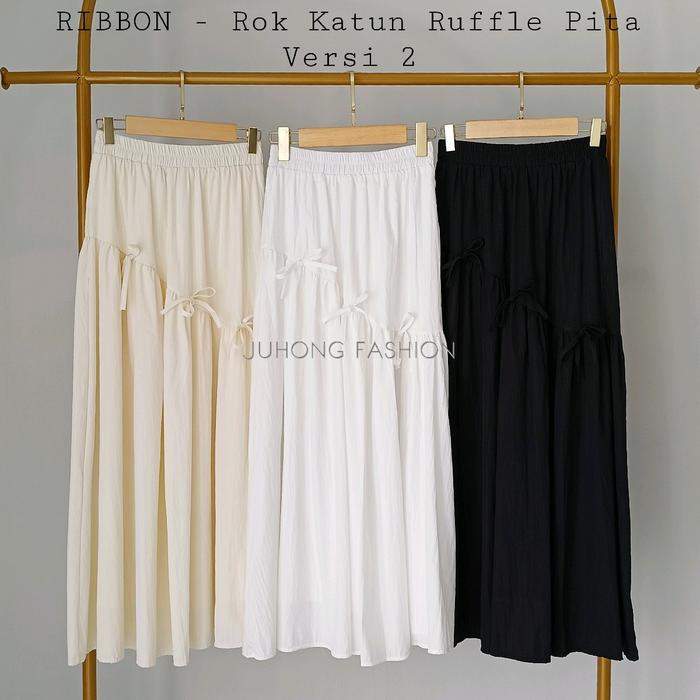 Jual Ribbon - Rok Pita Coquette Katun Panjang Premium Import Best Seller | Shopee Indonesia
