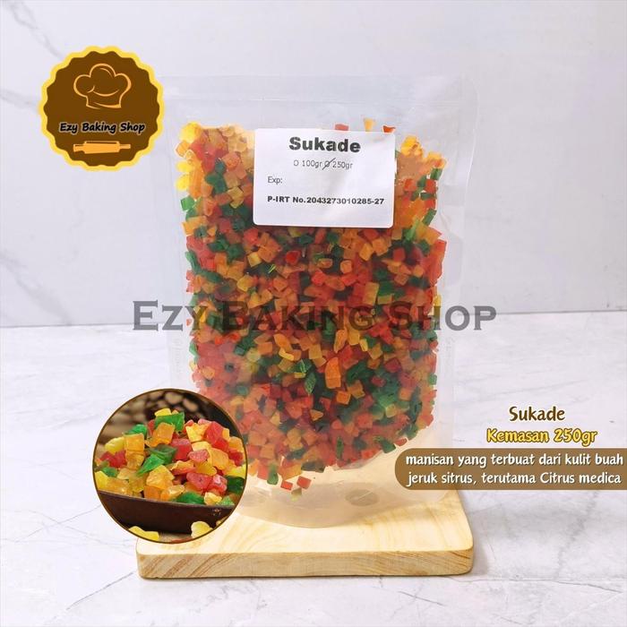Jual Ready Stok" Sukade Warna 250Gr - Buah Kering Sukade 250Gr | Shopee ...