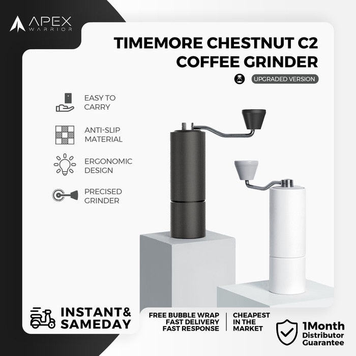 Jual Timemore Chestnut C2 Coffee Grinder Penggiling Biji Kopi Portable ...