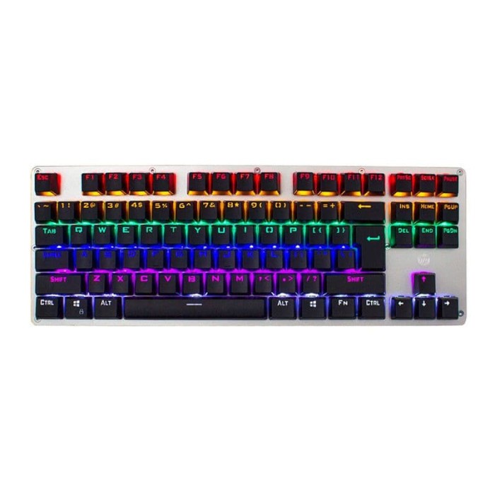 Jual HP GK200 TKL 87 Full Mechanical Rainbow Gaming Keyboard Blue ...