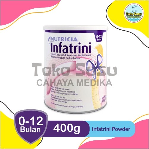 Jual INFATRINI NUTRICIA VANILA 400 GR 0-12 NUTRISI LENGKAP | Shopee ...