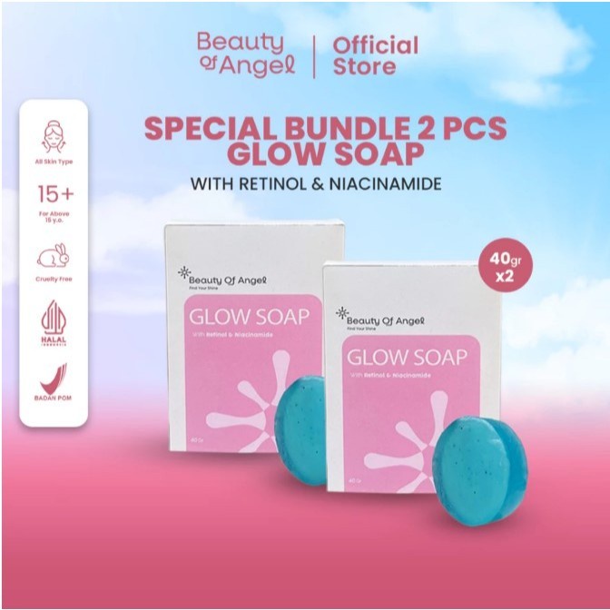 Jual GLOW SOAP BEAUTY OF ANGEL BEAUTY OF ANGEL - PAKET 2 PCS BEAUTY OF ...